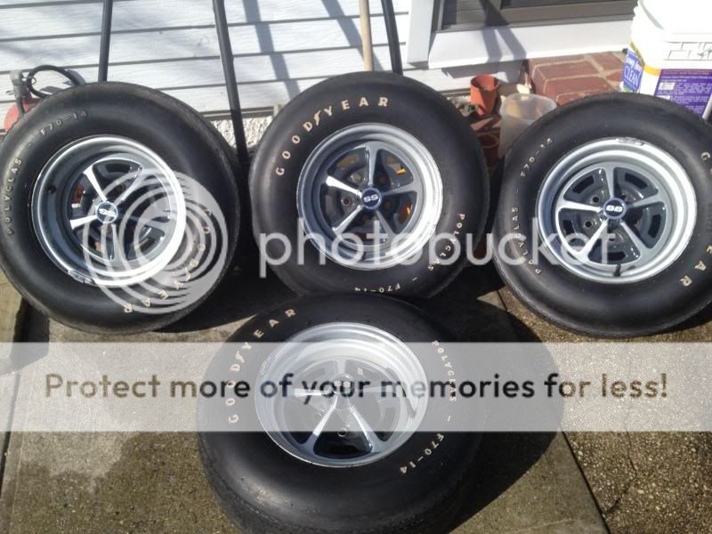1970 Chevellee SS rally wheels w tires | Team Chevelle