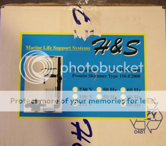 FS: H&S 110-F2000 Internal Protein Skimmer - Reef Central Online Community