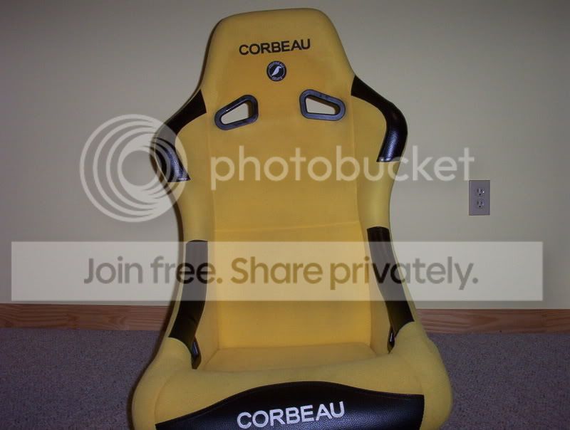 Yellow Corbeau Forza Seat | Mitsubishi 3000GT & Dodge Stealth Forum