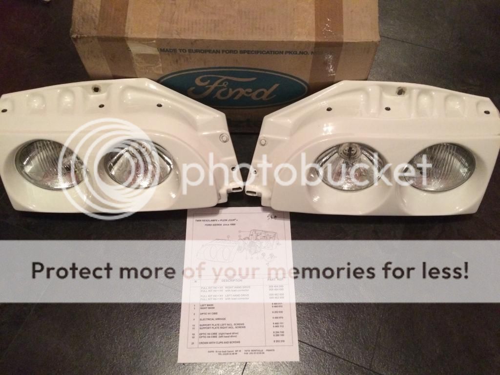 Genuine mk2 Sierra Morette Headlights.