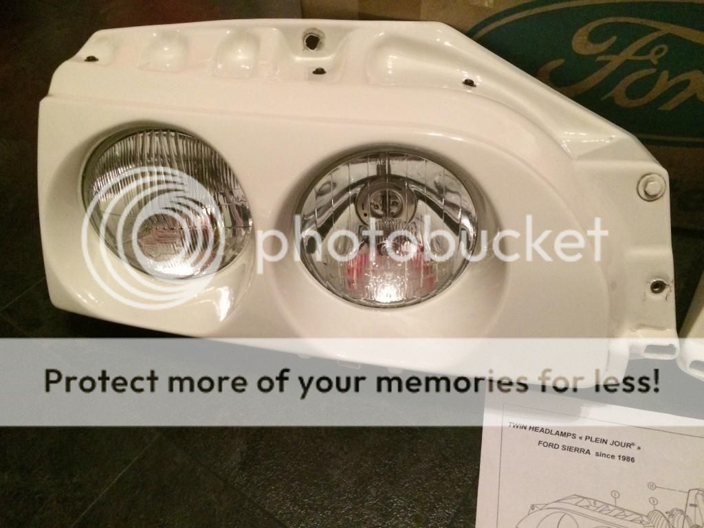Genuine mk2 Sierra Morette Headlights.